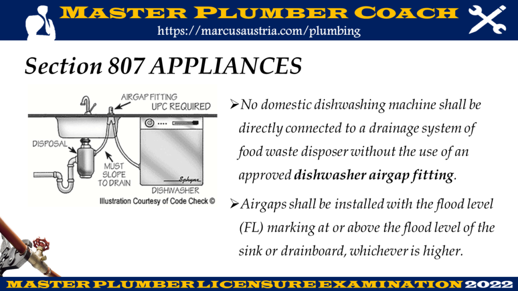 Chapter 8 – Indirect Waste Piping – MASTER PLUMBER COACH