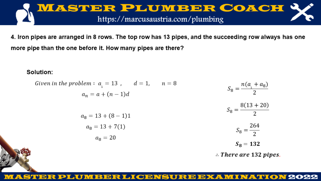 Plumbing Arithmetic Solved Problems – MASTER PLUMBER COACH
