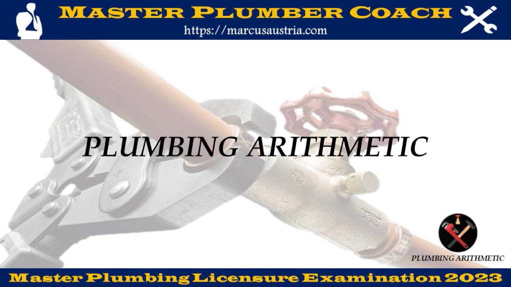 Plumbing Arithmetic 1 – MASTER PLUMBER COACH