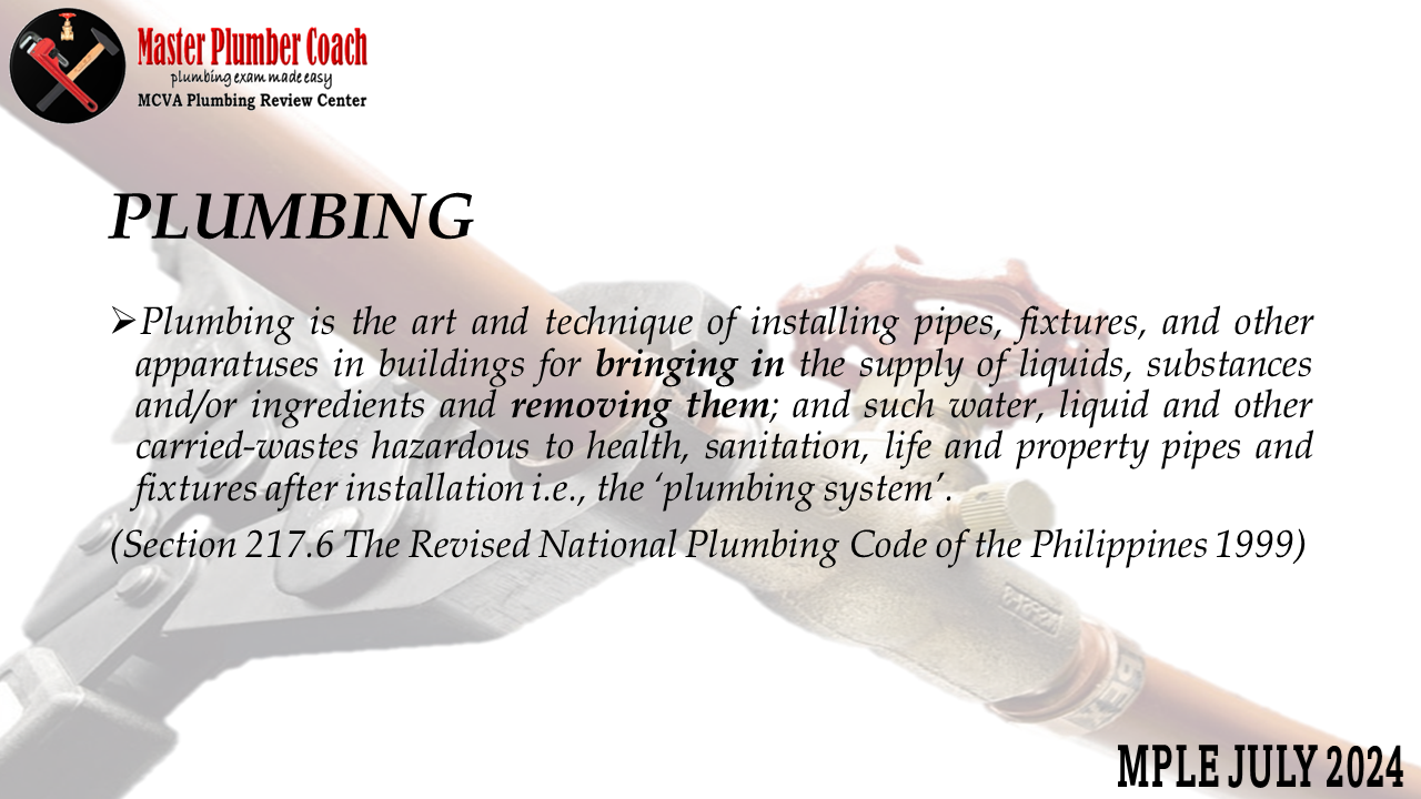 Introduction to Master Plumbing Course – MASTER PLUMBER COACH